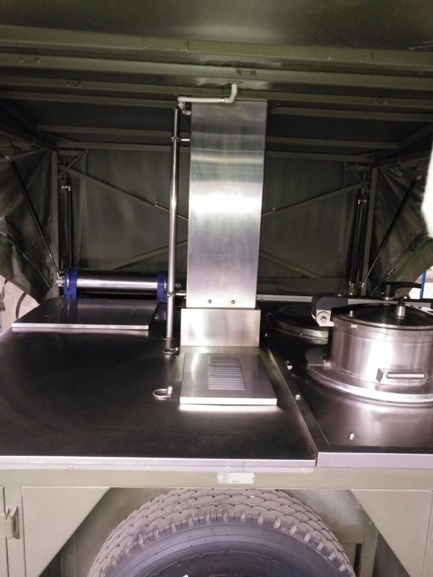 mobile cooking kitchen trailer army mobile field kitchens military ...