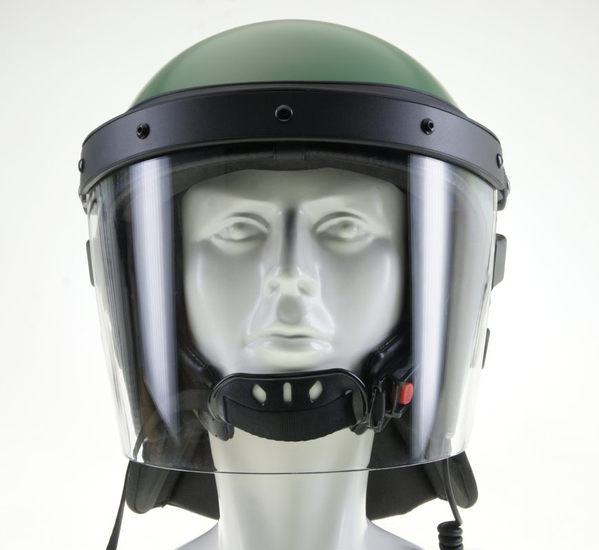 Flat mouth Riot helmet - Military Equipment Supplier